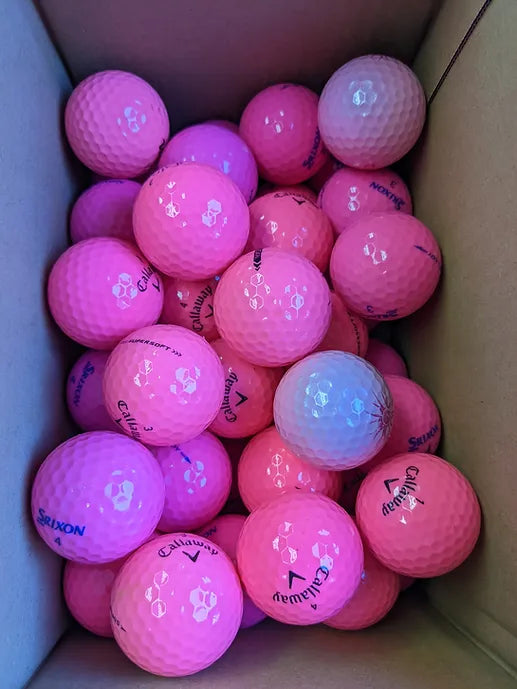 Mixed PINK Balls - Grade A – The Golf Ball Guys